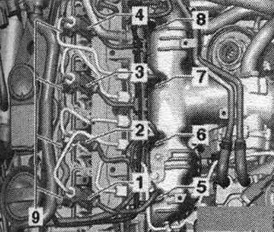 Свечи накаливания, датчик оборотов и датчик Холла — снятие и установка ...