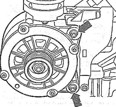 Генератор — снятие и установка (Ауди А6 С5 Allroad, 1999-2005 ...