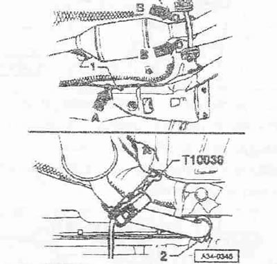 Wyjmowanie i instalowanie skrzyni biegów (Audi A2, 1999-2005 ...