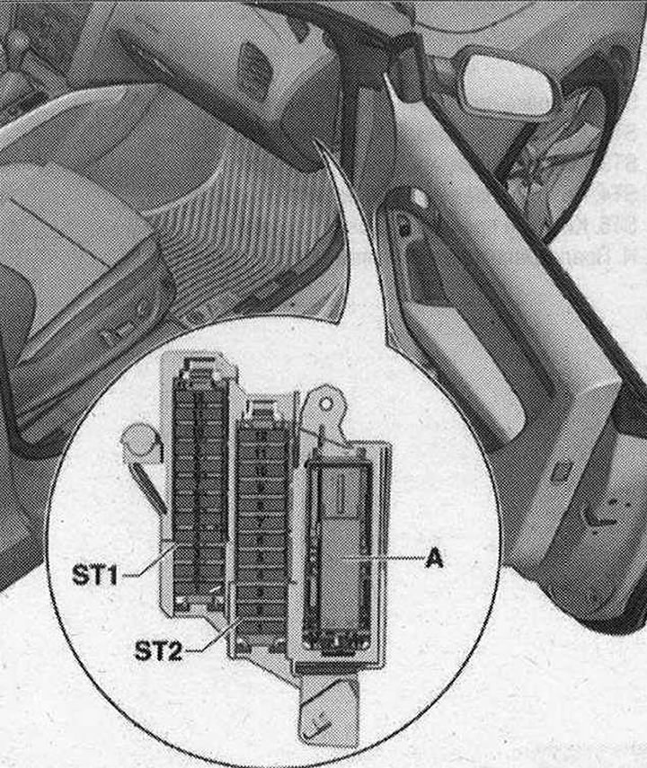 Fuse and relay boxes (Audi Q5 Type 8R, 2008-2017 / Electrical equipment ...